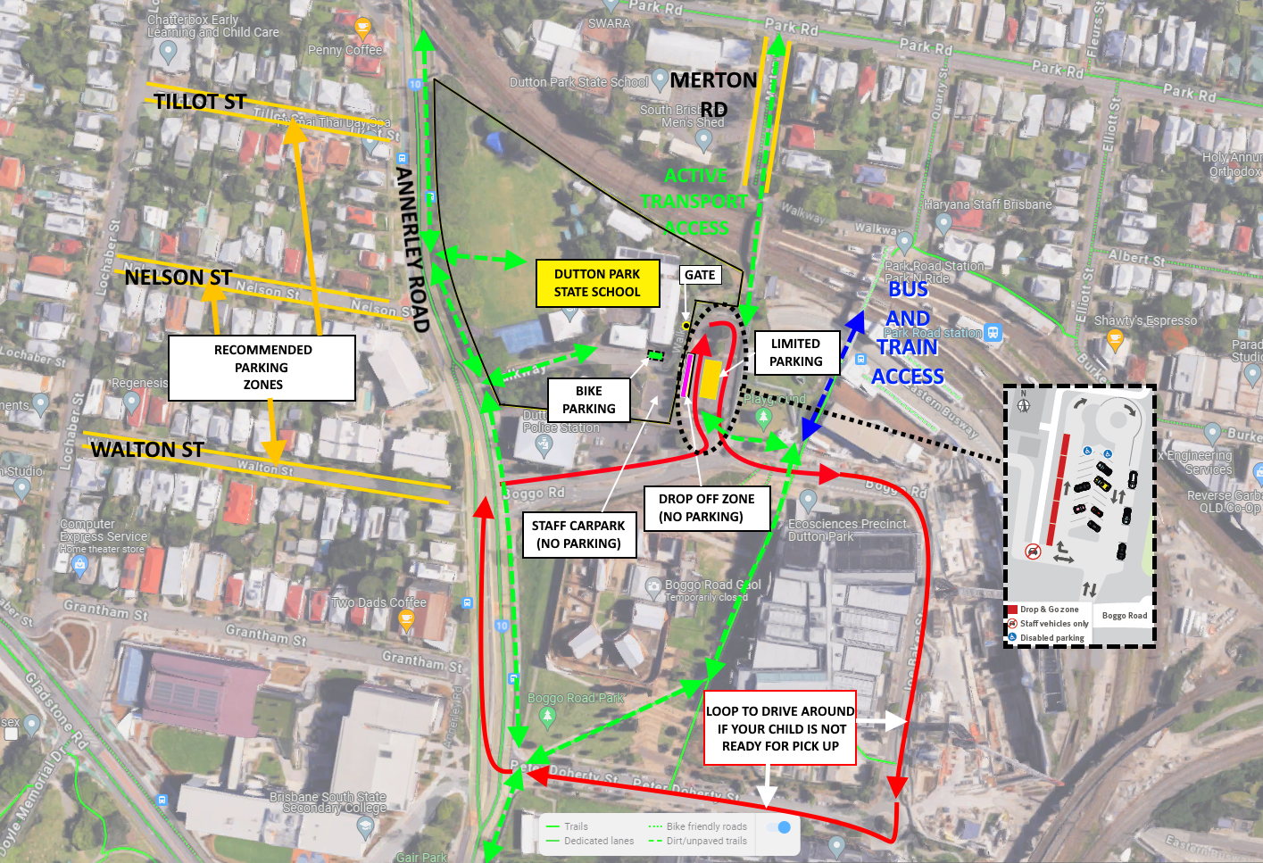 Getting to the School – Dutton Park State School P&C